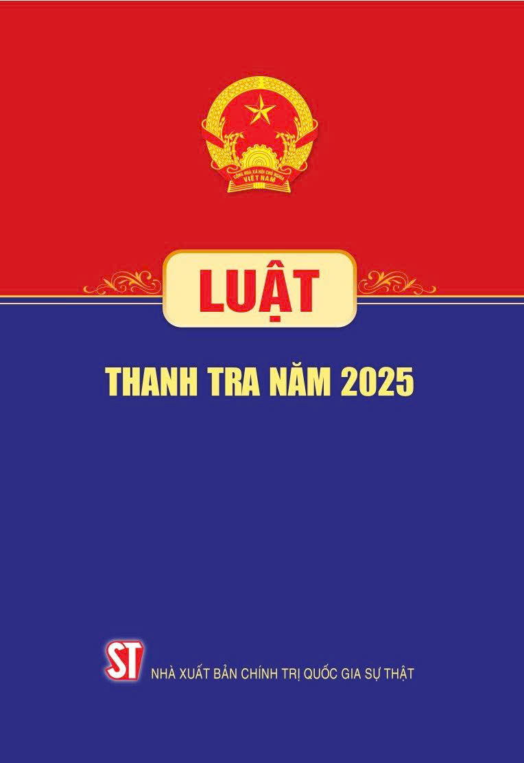 Luật Thanh tra năm 2025 - Hiệu sách MụJang